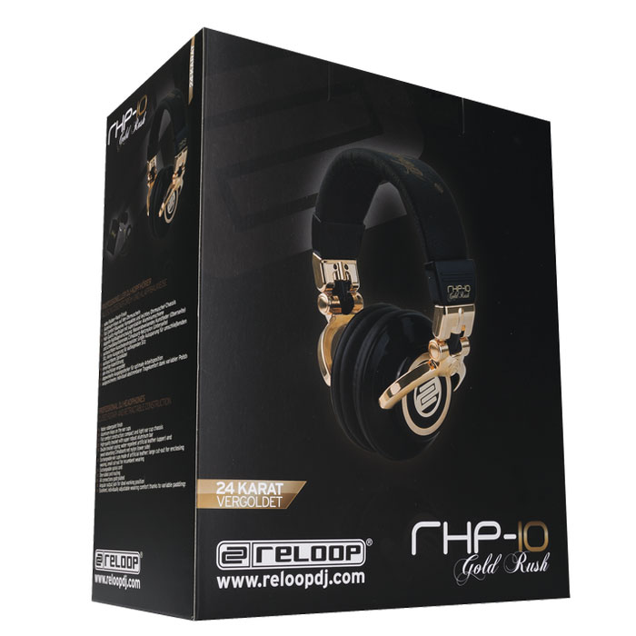 هدفون دی جی | هدفون تاشو ریلوپ Reloop RHP-10 Gold Rush
