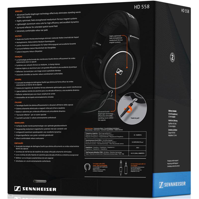 هدفون های اند سنهایزر Sennheiser HD 558