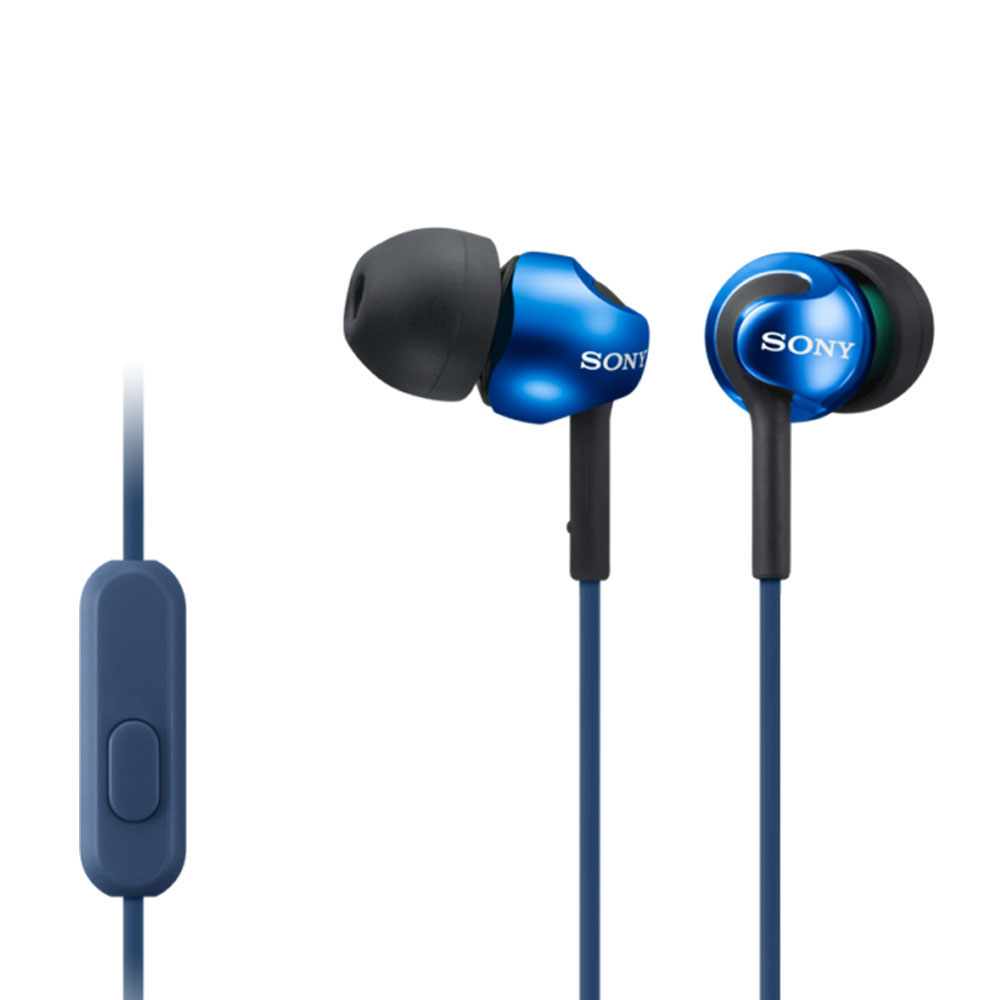 ایرفون دارای میکروفن سونی Sony MDR-EX110AP Blue