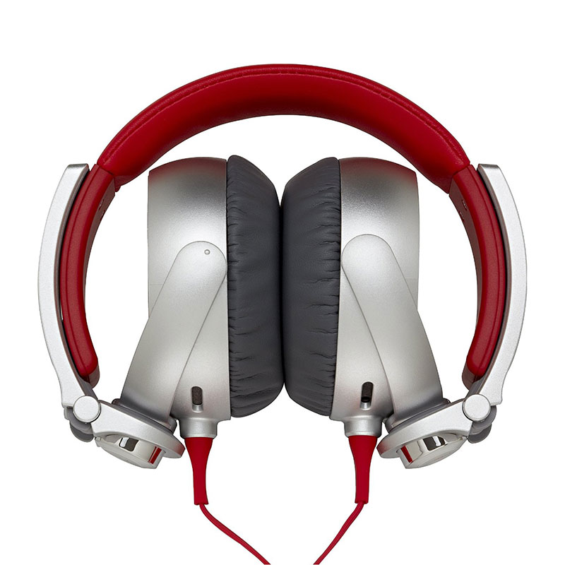 هدفون تاشو | هدفون میکروفون دار سونی Sony MDR-X05 Silver Red